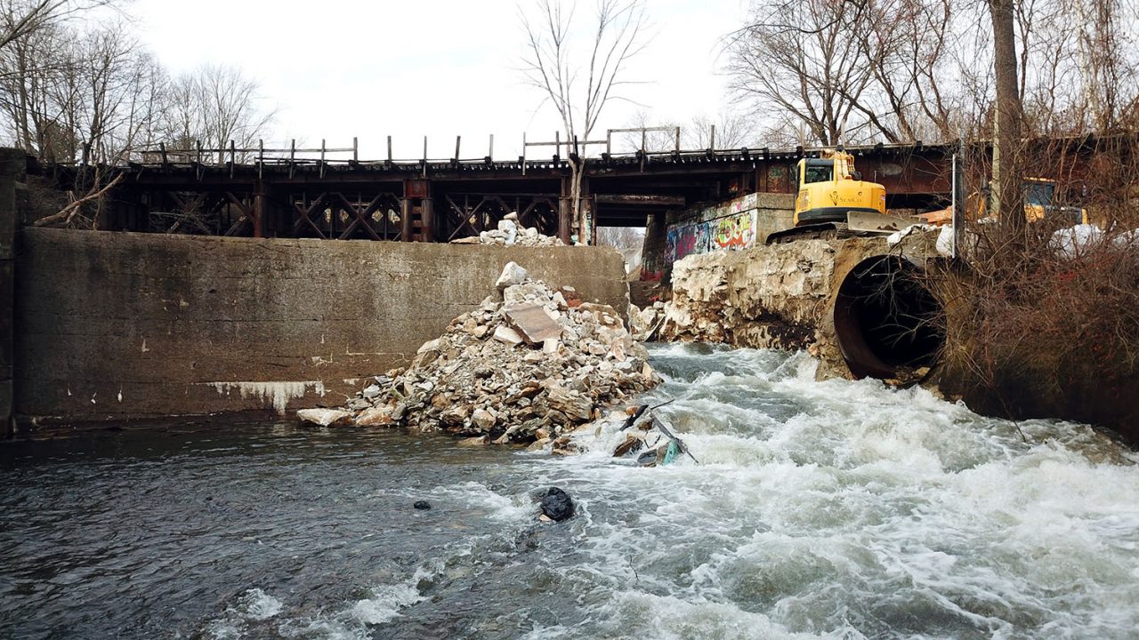 Tel-Electric Dam Removal | Allman Environmental Services Photography